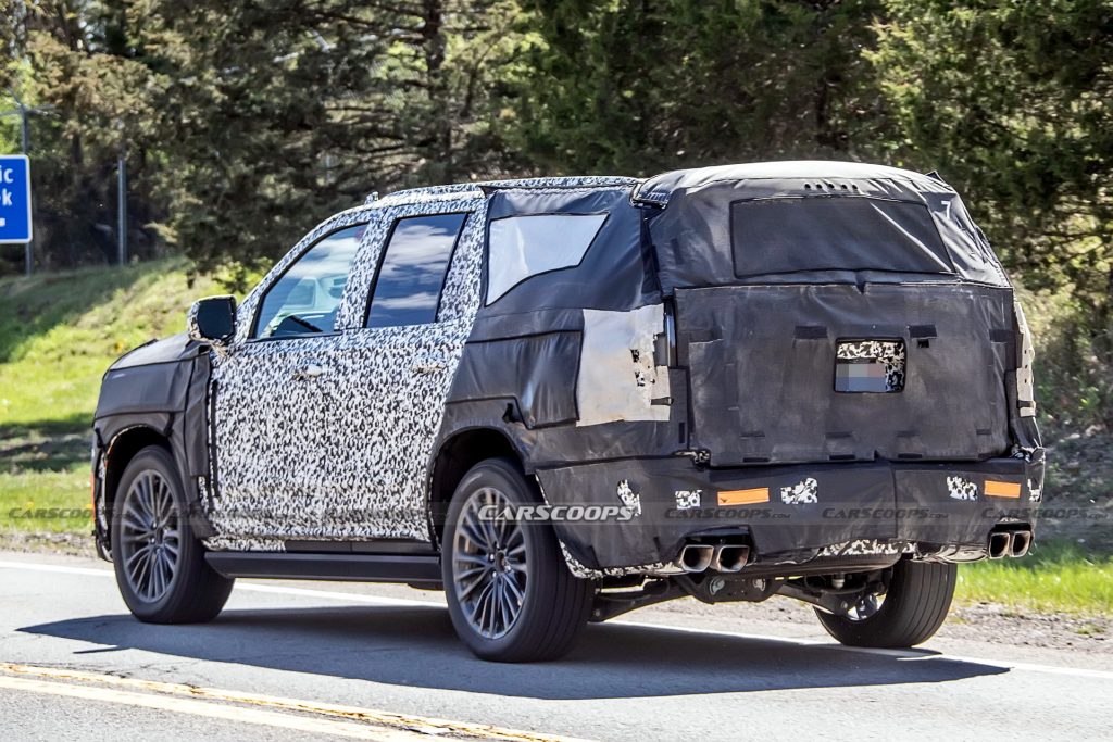Is Cadillac Testing A Blackwing-Powered 2022 Escalade V? | Carscoops