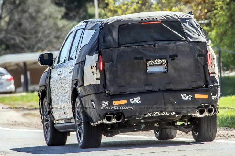 Is Cadillac Testing A Blackwing-Powered 2022 Escalade V? | Carscoops