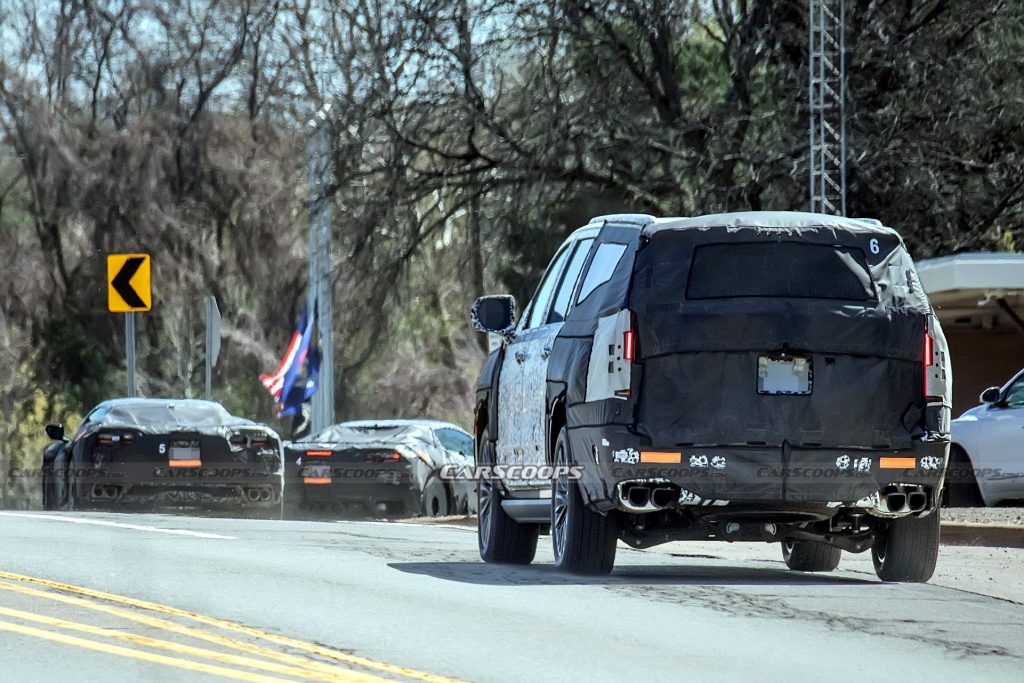 Is Cadillac Testing A Blackwing-Powered 2022 Escalade V? | Carscoops