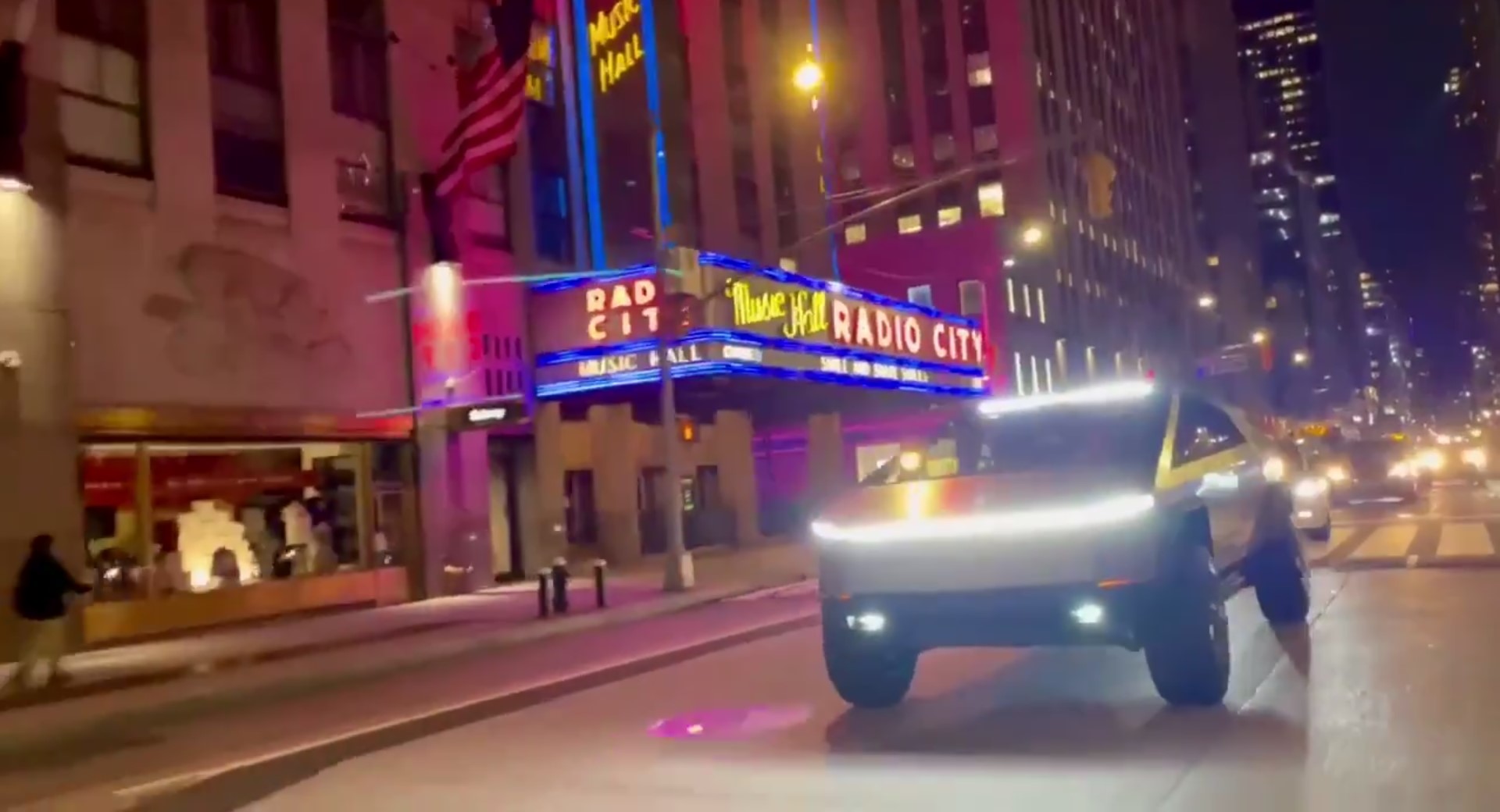 Tesla Cybertruck Visits New York City As Elon Musk Appears On SNL ...