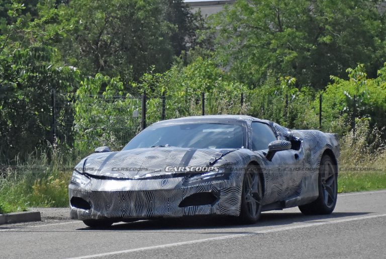 New Ferrari ‘F171’ V6 Hybrid Model Spotted Wearing Production Body ...