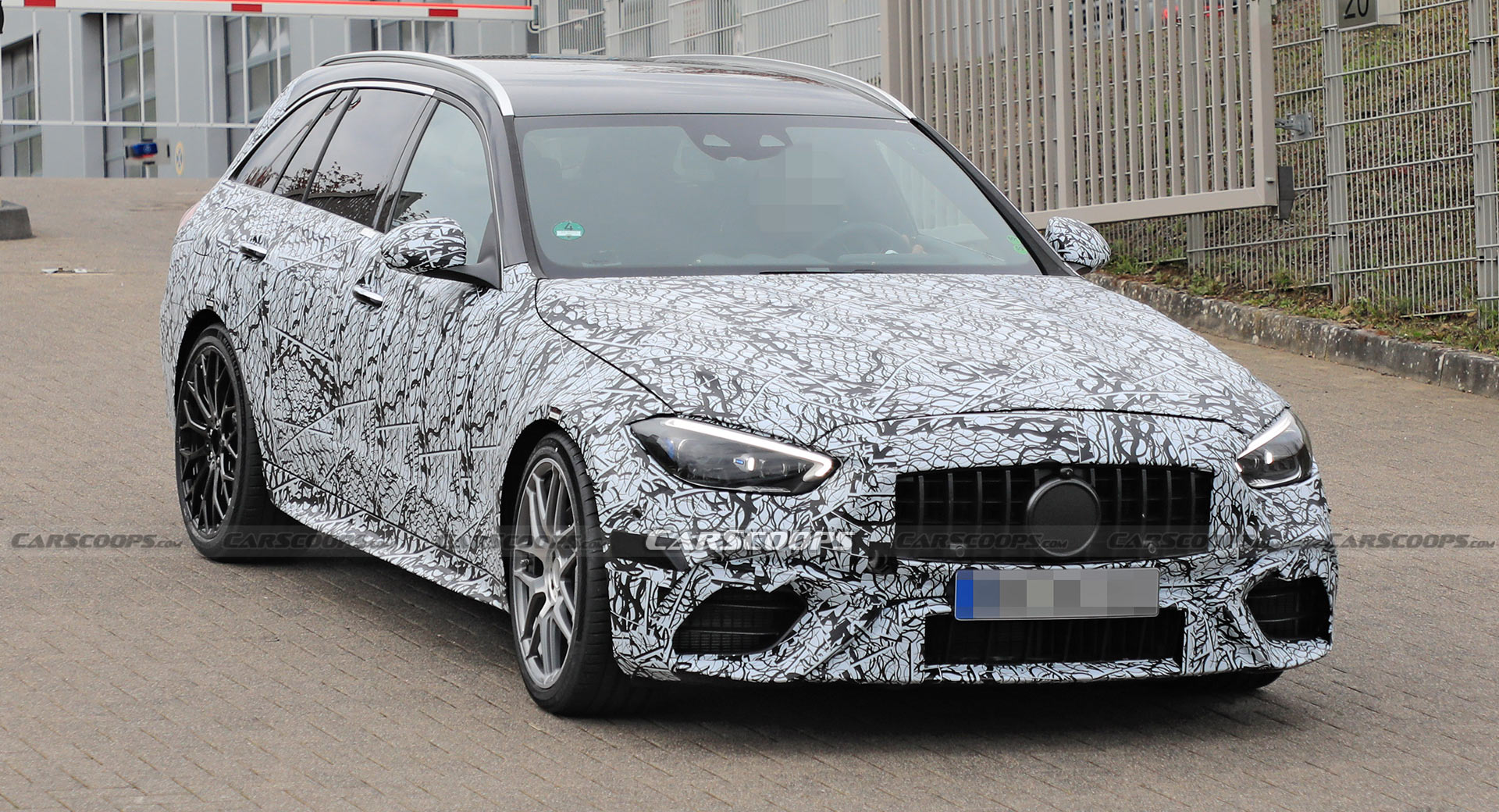2022 Mercedes-AMG C63 Estate Ditches Some Of Its Camo | Carscoops