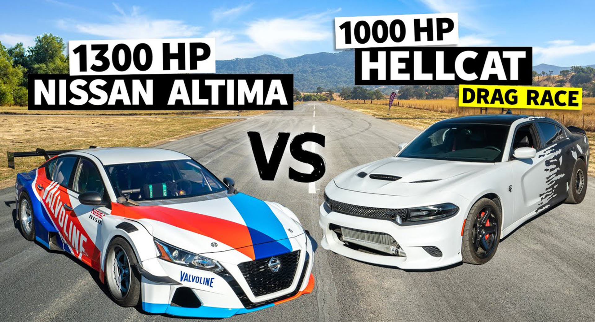 1,300 HP Nissan Altima Shows 1,000 Dodge Charger How It’s Done | Carscoops