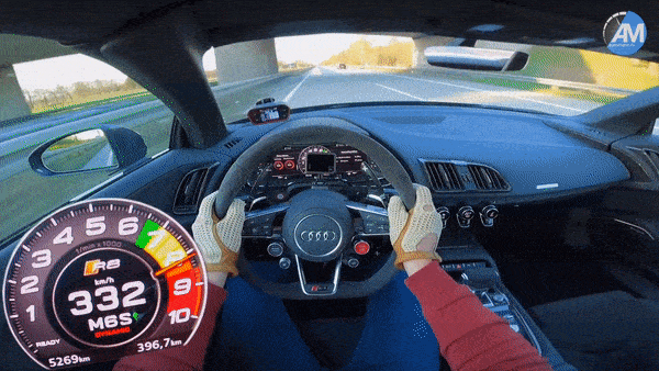 Audi R8 Spyder Performance Is Mighty Fast, Hits 335 Km/h / 208 Mph On ...