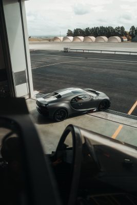 Bugatti Chiron Sport And Rafale Fighter Jet Meet In Asphalt-Vibrating ...