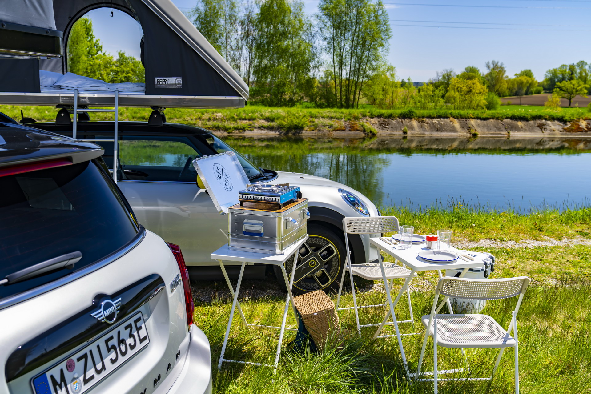 MINI Thinks You’ll Go Camping In The Cooper SE, Launches Rooftop Tent ...
