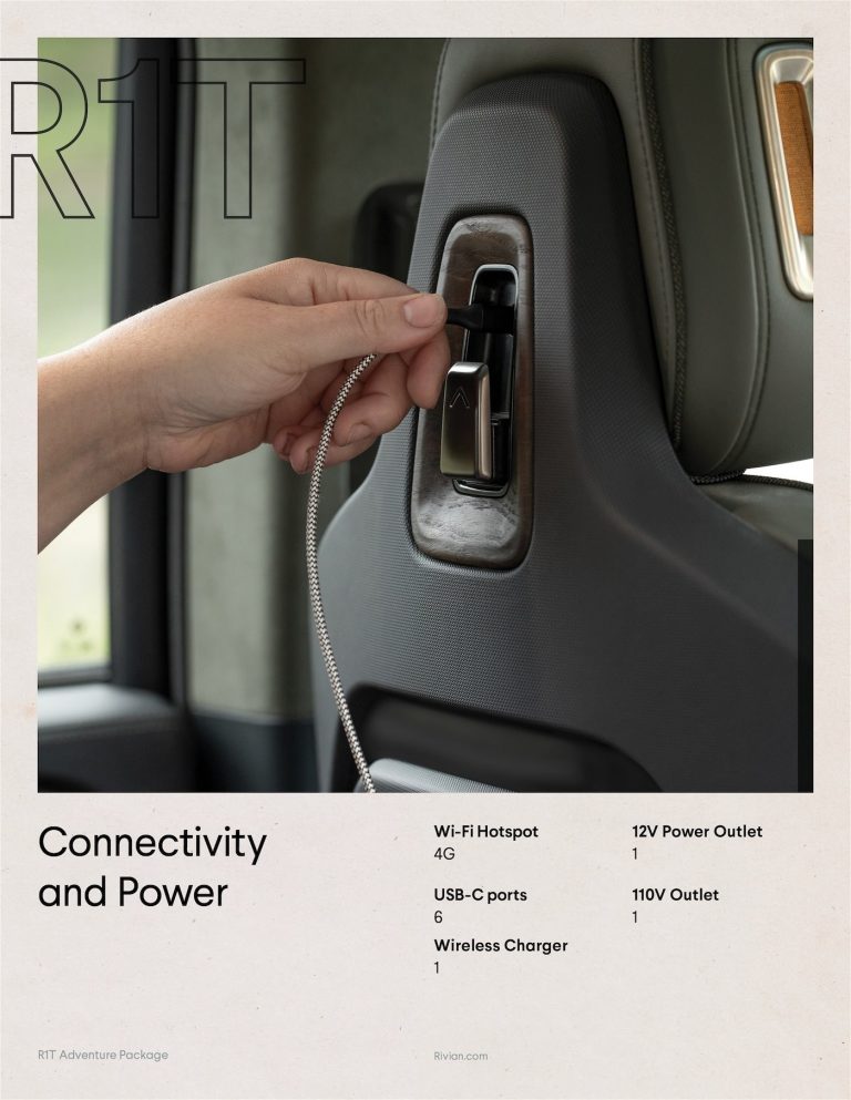 Rivian Showcases The R1T’s Interior, Features Everything From A ...