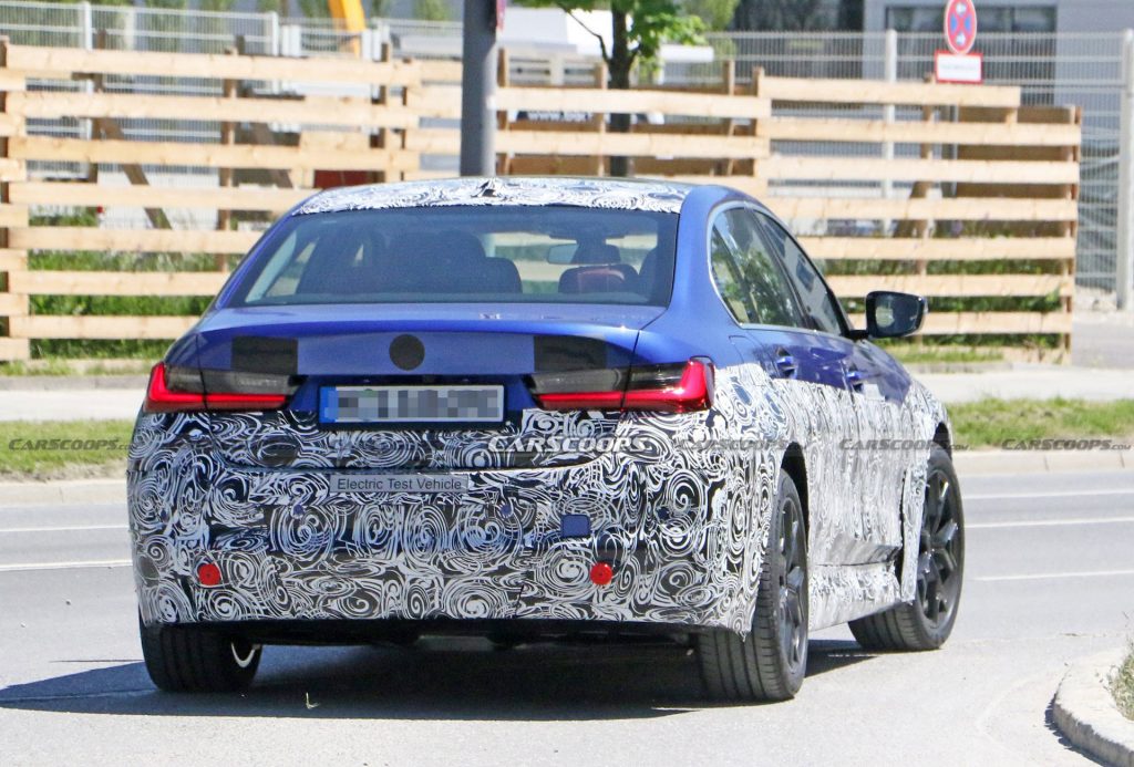 Upcoming BMW 3-Series EV Spied, Appears To Be Based On The Long ...