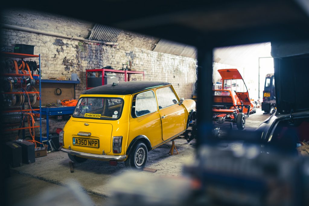 Fancy A Classic Mini With A Nissan Leaf EV Powertrain? | Carscoops