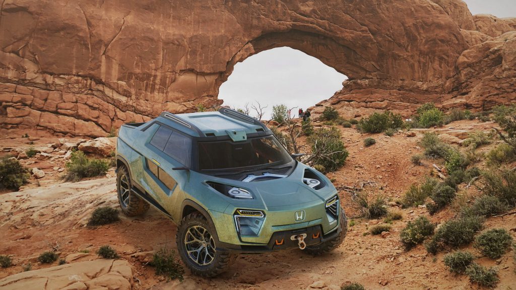 Designer Creates A Honda Ridgeline Electric Pickup For The Future ...