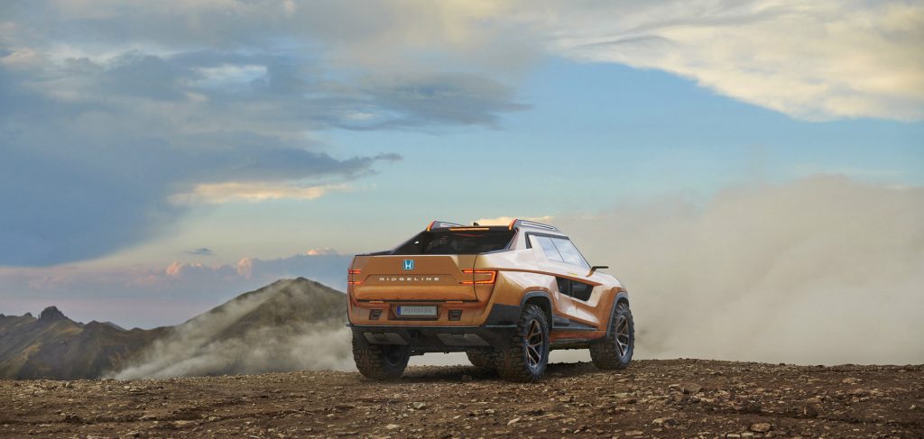 Designer Creates A Honda Ridgeline Electric Pickup For The Future ...