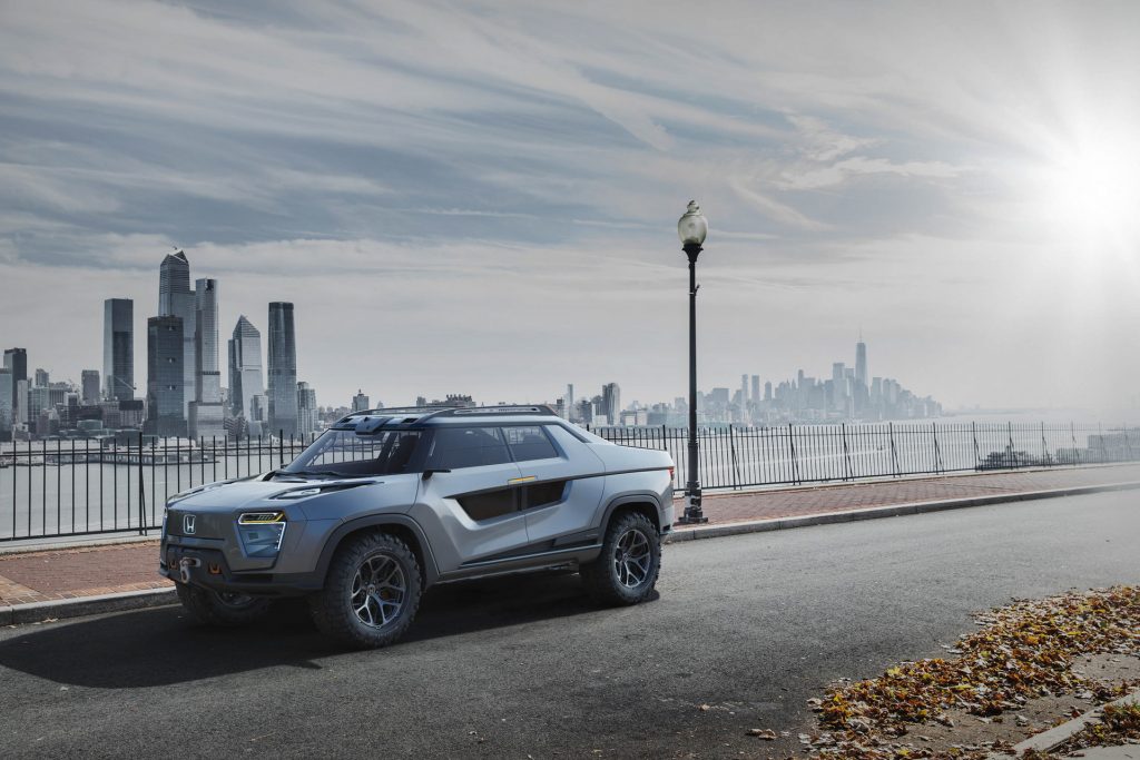 Designer Creates A Honda Ridgeline Electric Pickup For The Future ...