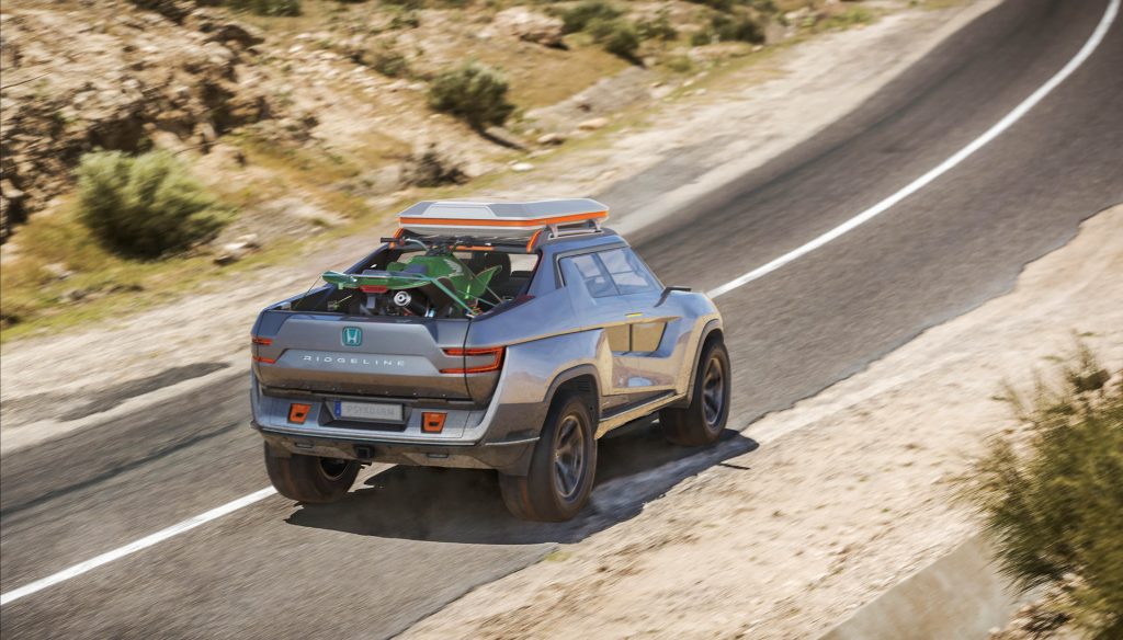 Designer Creates A Honda Ridgeline Electric Pickup For The Future ...