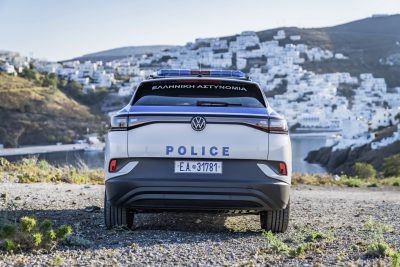 Greek Island Going EV-Only Gets Its First VW ID.4 Police Cars | Carscoops