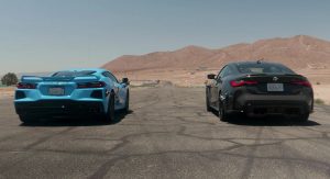 2021 BMW M4 Competition Takes On 2020 Chevrolet Corvette In A Straight ...