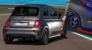Aw, Isn’t That Cute; New Abarth F595 Has Vertically-Stacked Quad Pipes ...
