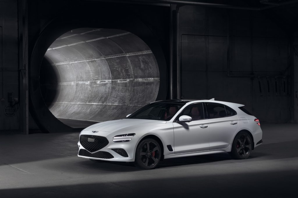 Genesis G70 Shooting Brake Flies Up The Goodwood Hillclimb Chased By A ...