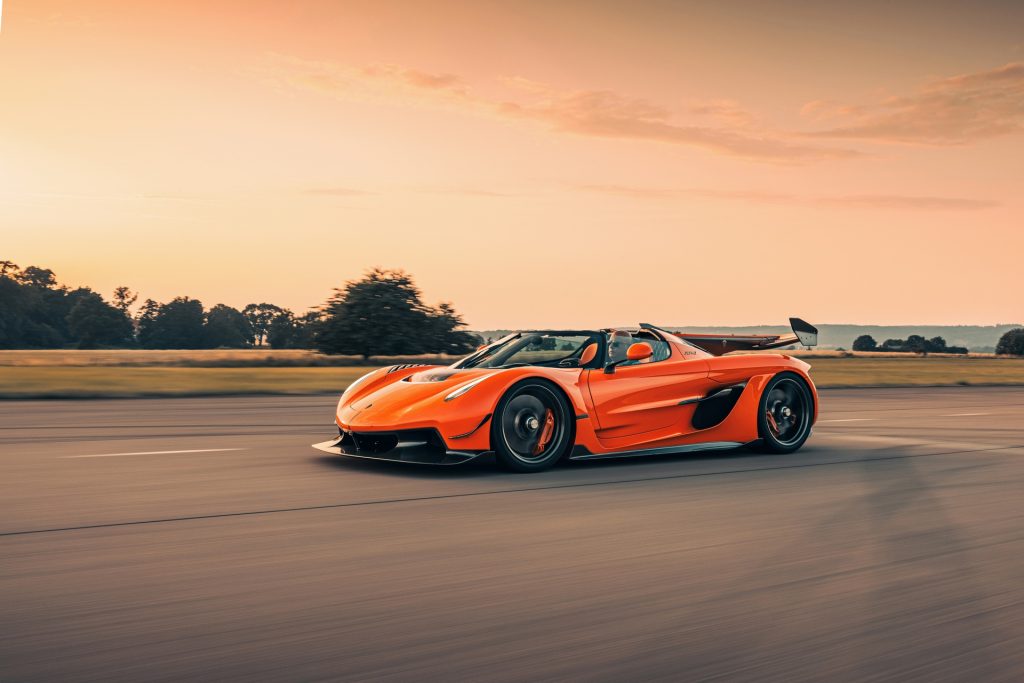 Koenigsegg Signals Jesko’s Production Start With New Bright Orange Test ...