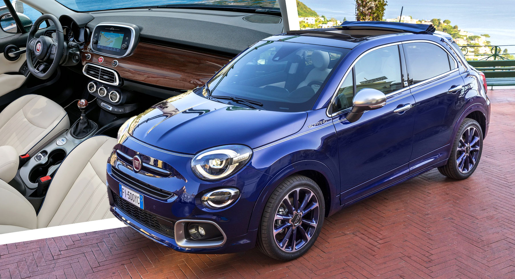Posher Fiat 500 And 500X Yachting Editions Drop Their Tops And Get Wood ...