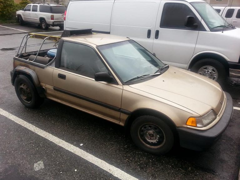 Chopped 1980s Honda Civic Gets A Mid-Engined Transplant With An ...