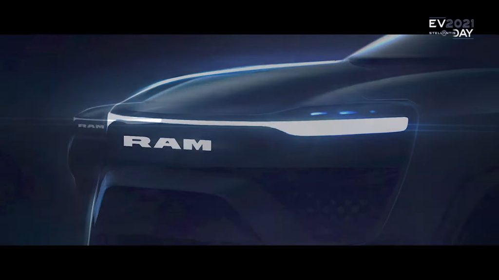 RAM Teases New Futuristic Electric Pickup Truck Coming For Ford’s F-150 ...