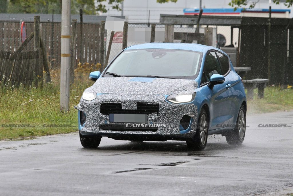 Facelifted 2022 Ford Fiesta Spied Showing Its Sportier Side In ST-Line ...