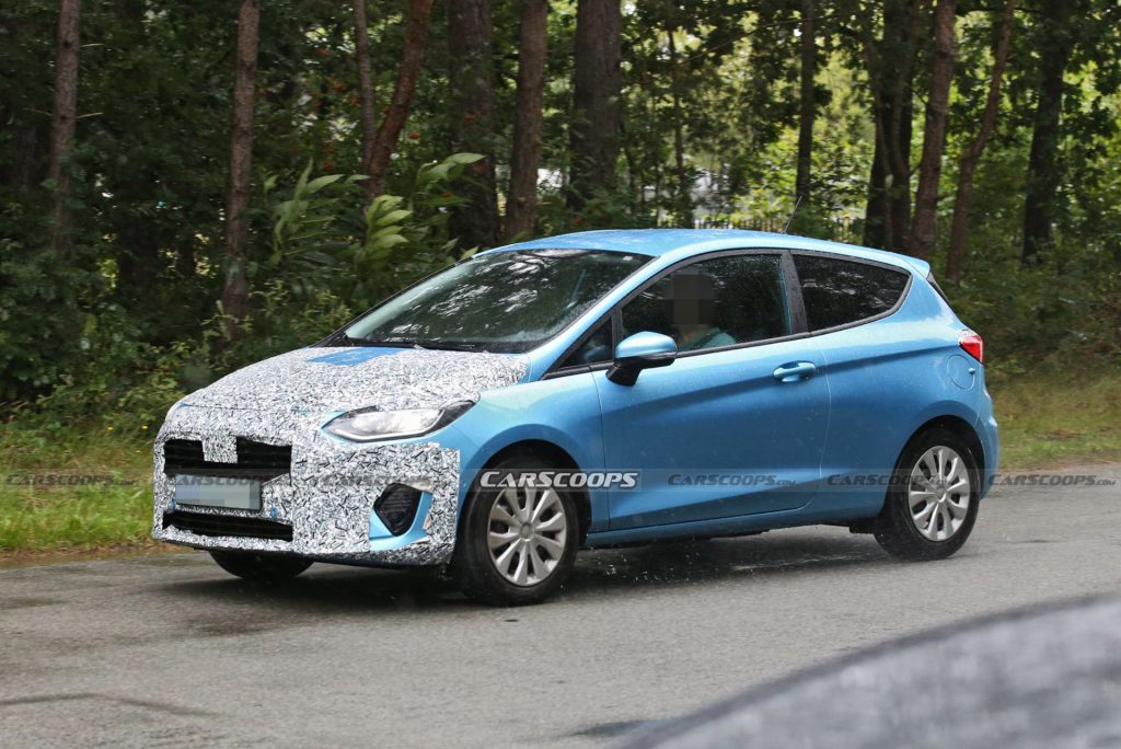 Facelifted 2022 Ford Fiesta Spied Showing Its Sportier Side In ST-Line ...