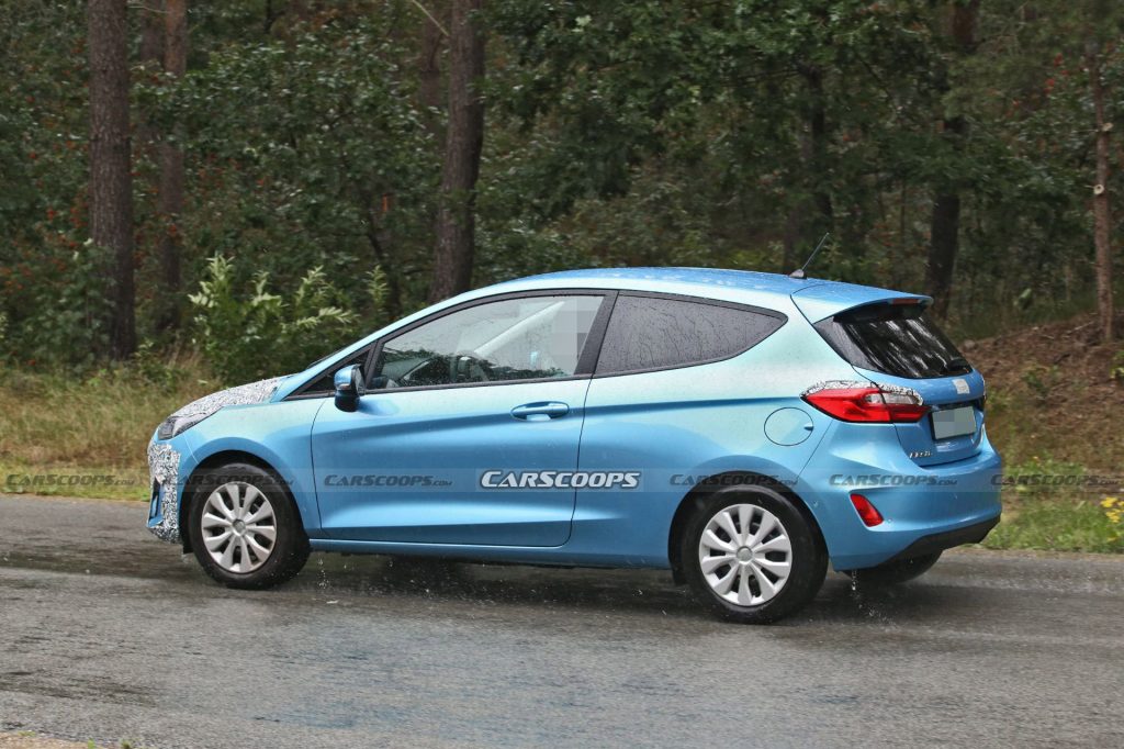 Facelifted 2022 Ford Fiesta Spied Showing Its Sportier Side In ST-Line ...