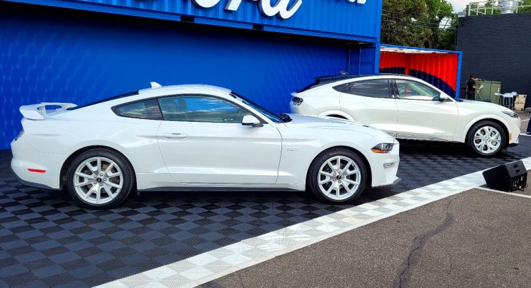 Ford Gets Rollin’ With 2022 Mustang Coupe And Mach-E Ice White Editions ...