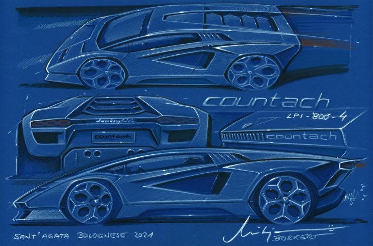 Lamborghini Countach LPI 800-4 Goes Back To The Future As A Sian-Based ...