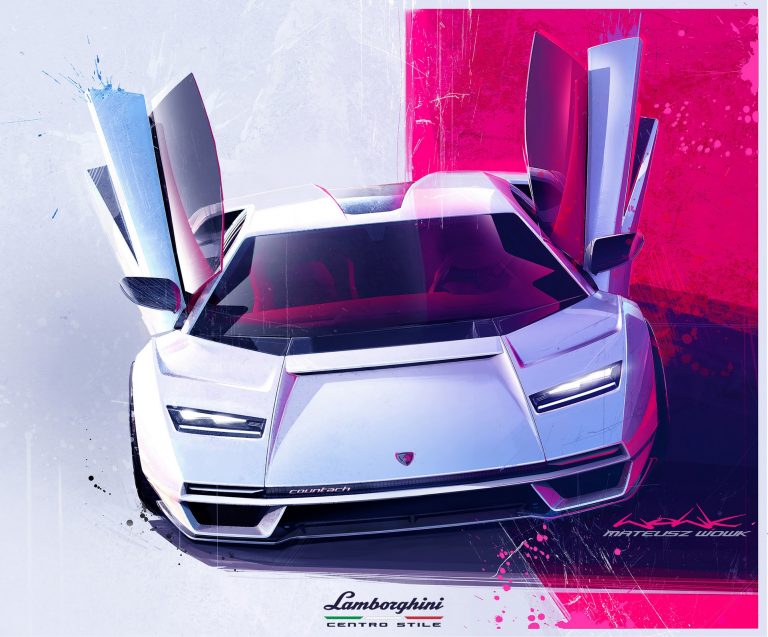 Lamborghini Countach LPI 800-4 Goes Back To The Future As A Sian-Based ...