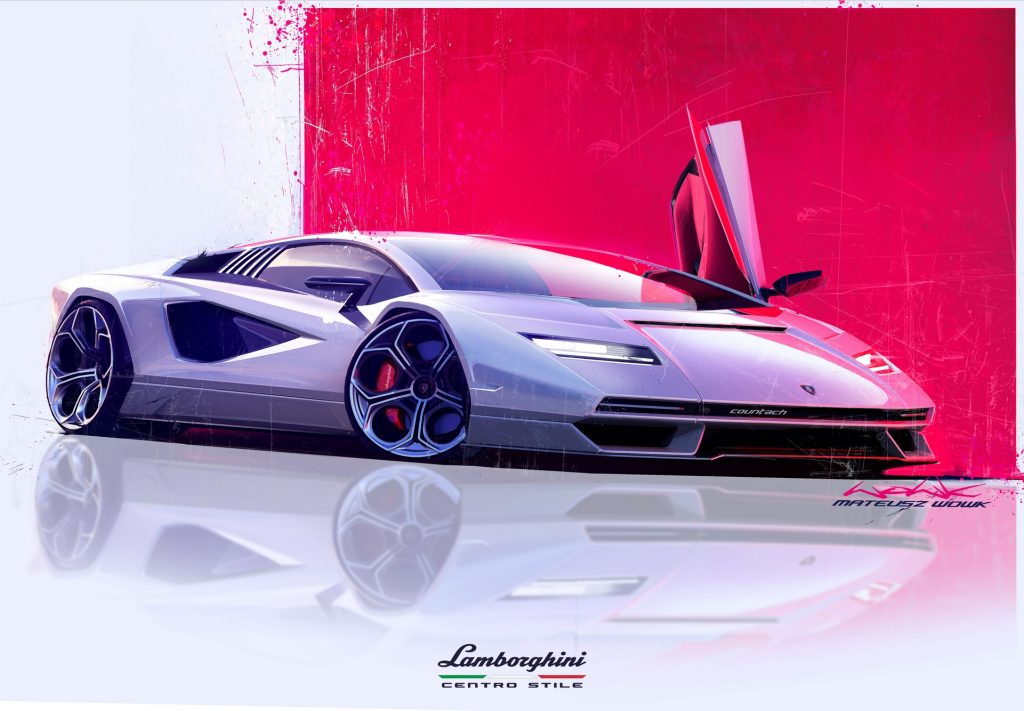 Lamborghini Countach LPI 800-4 Goes Back To The Future As A Sian-Based ...