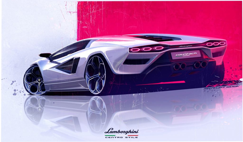 Lamborghini Countach LPI 800-4 Goes Back To The Future As A Sian-Based ...