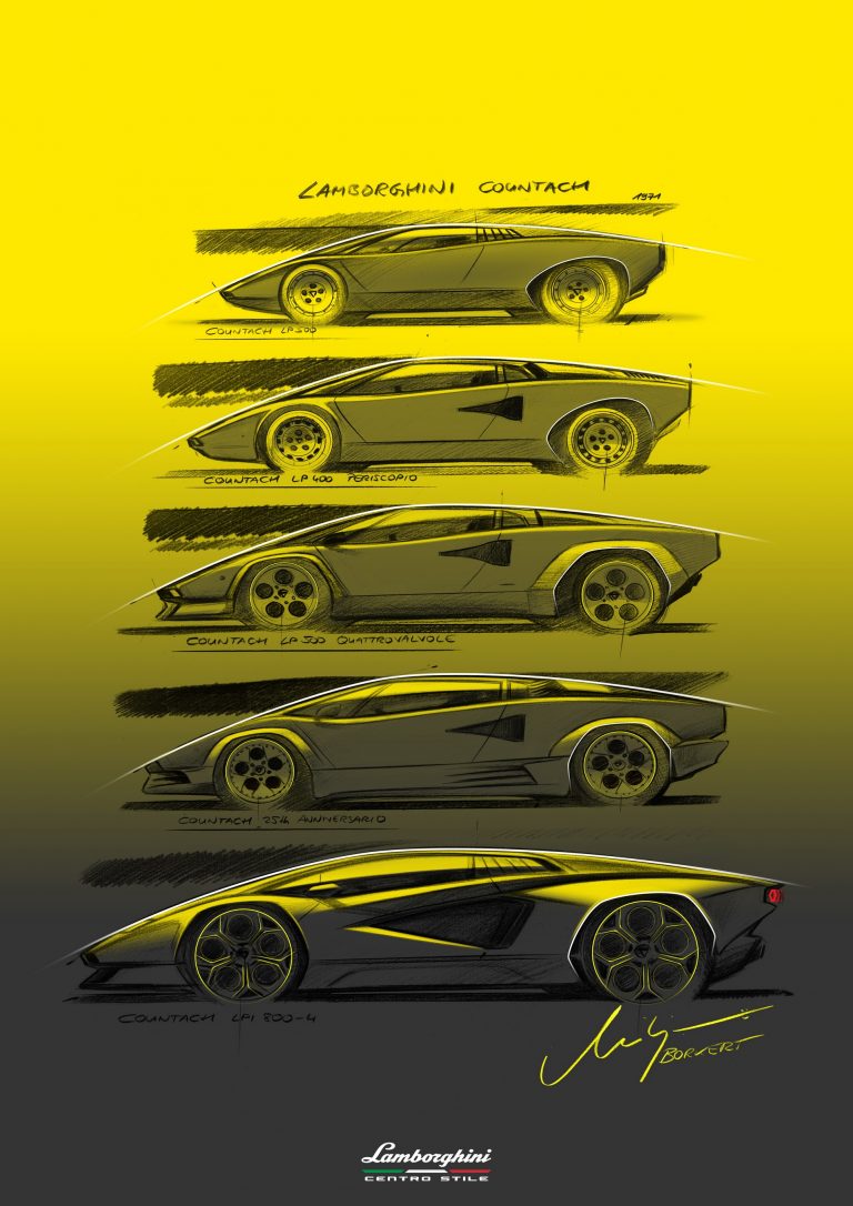 Lamborghini Countach LPI 800-4 Goes Back To The Future As A Sian-Based ...