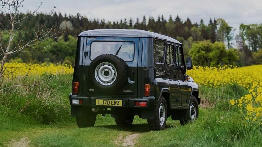 MWM Spartan Electromod Is Based On UAZ Hunter Russian Off-Roader ...