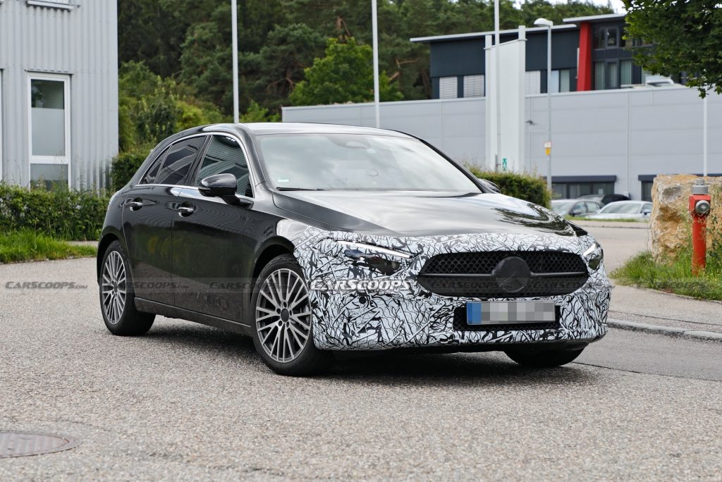2022 Mercedes A-Class Facelift Continues To Show Incremental External ...