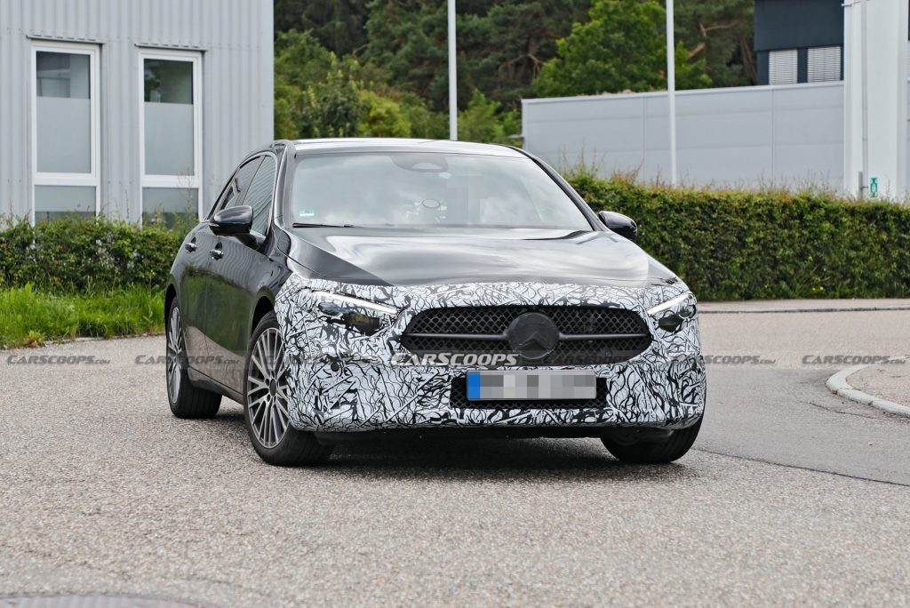 2022 Mercedes A-Class Facelift Continues To Show Incremental External ...