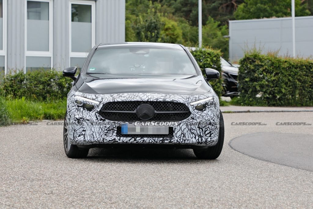 2022 Mercedes A-Class Facelift Continues To Show Incremental External ...