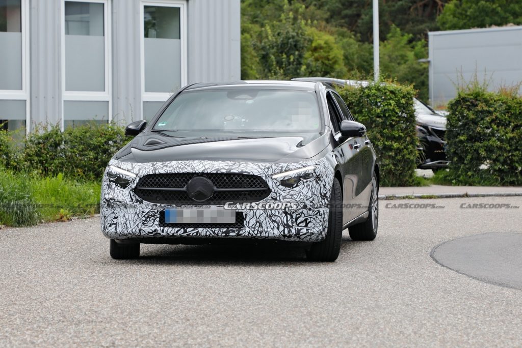 2022 Mercedes A-Class Facelift Continues To Show Incremental External ...