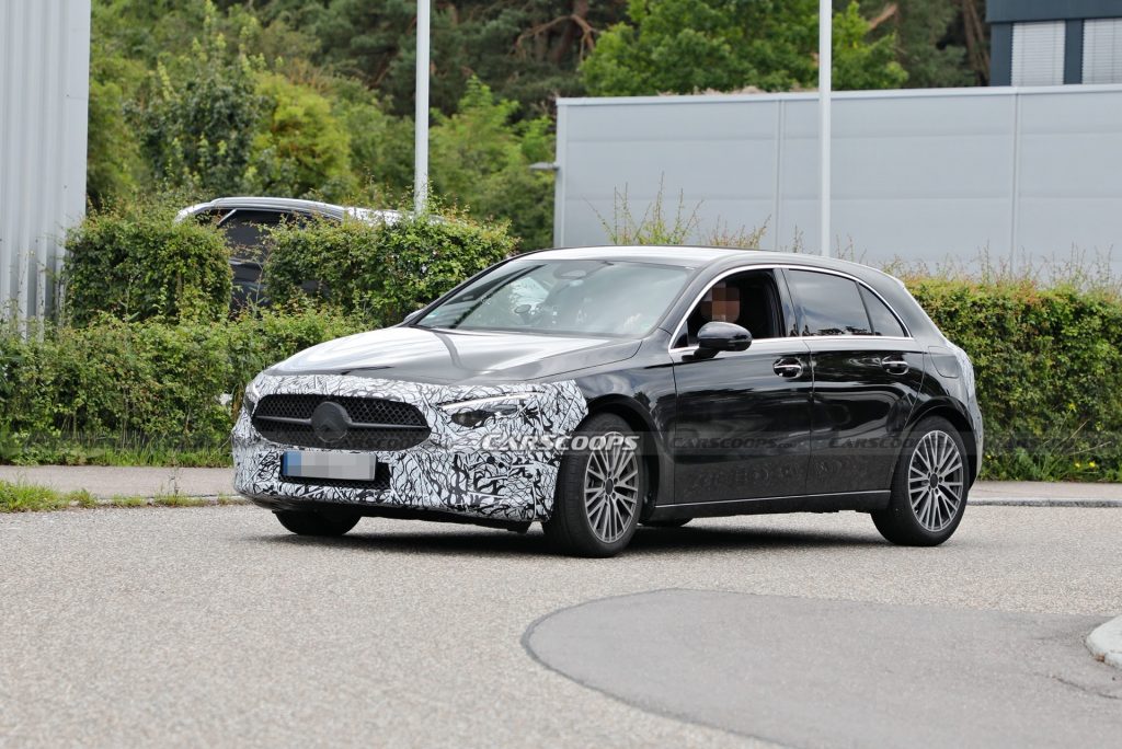 2022 Mercedes A-Class Facelift Continues To Show Incremental External ...