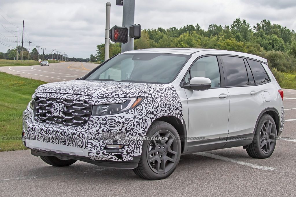 2022 Honda Pilot Spy Shots