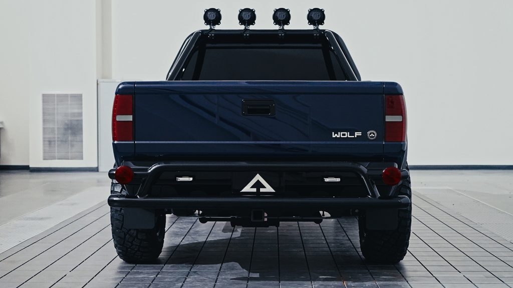 Alpha Unveils Its Wolf Electric Pickup Truck In The Flesh | Carscoops