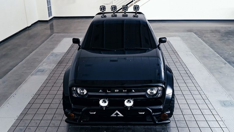 Alpha Unveils Its Wolf Electric Pickup Truck In The Flesh | Carscoops