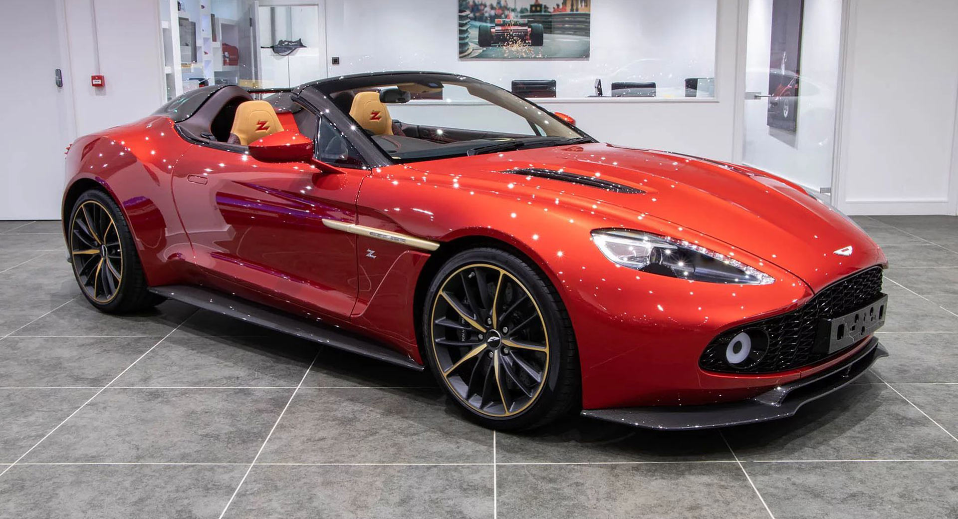Aston Martin Vanquish Zagato Speedster With Just 45 Miles Is A Piece Of Automotive Art | Carscoops