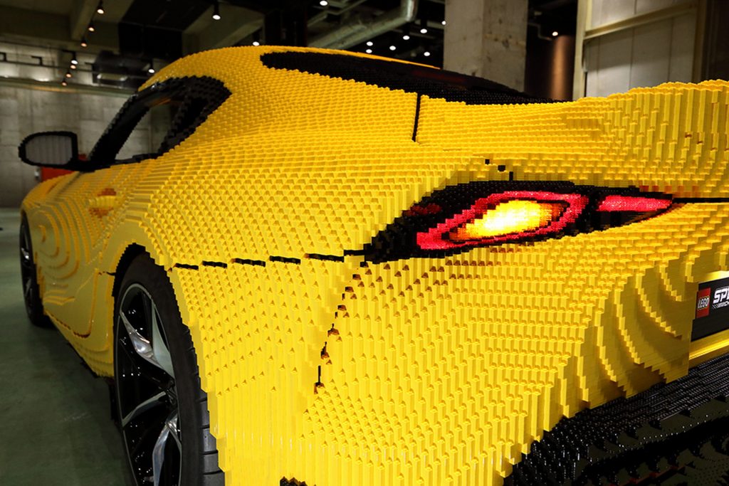 Toyota GR Collaborates With Lego To Build A Full-Size Driveable Supra ...