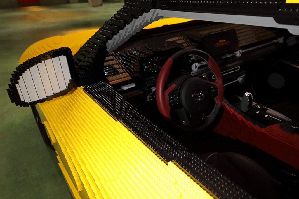 Toyota GR Collaborates With Lego To Build A Full-Size Driveable Supra ...