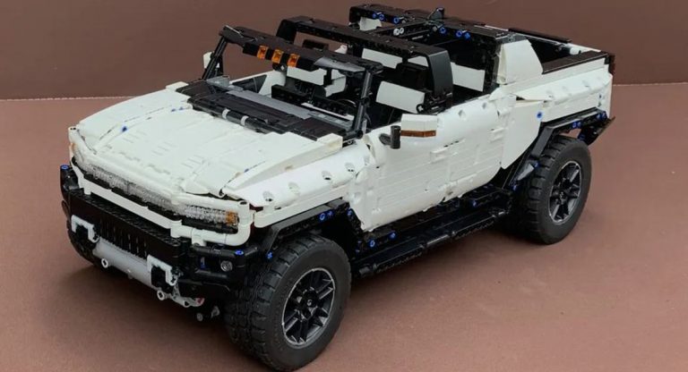 Lego Enthusiast Creates Scale GMC Hummer EV With Crab Walking And ...