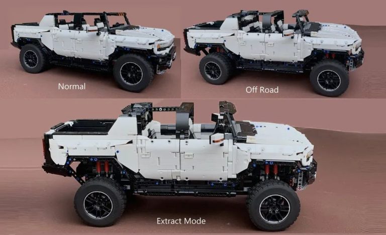Lego Enthusiast Creates Scale GMC Hummer EV With Crab Walking And ...