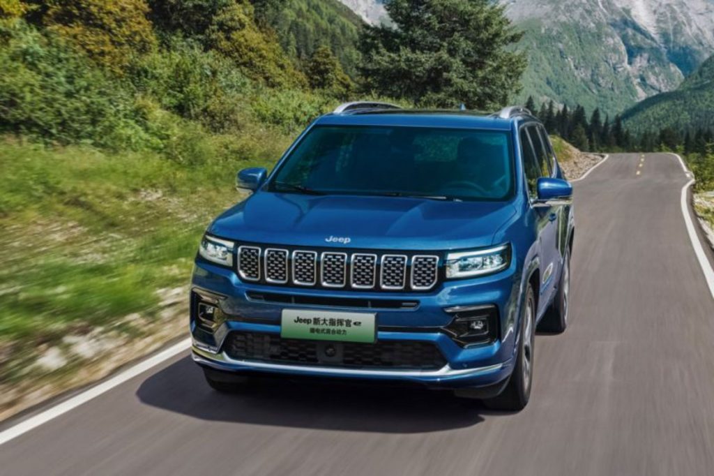 Facelifted Jeep Grand Commander Unveiled For China With Minor Design ...
