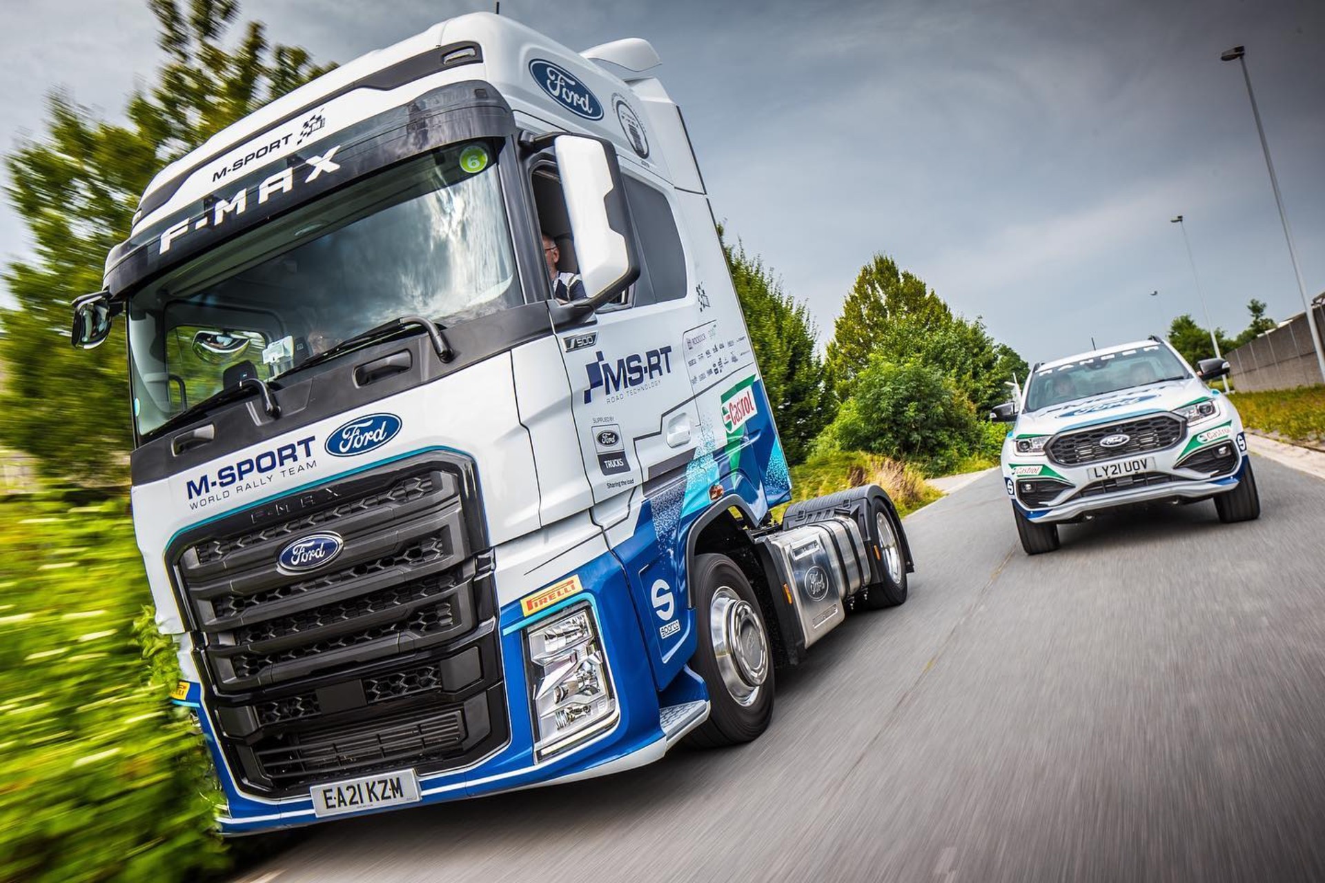 M-Sport Ford WRC Team Gives F-MAX Truck And Ranger Pickup The Rally ...